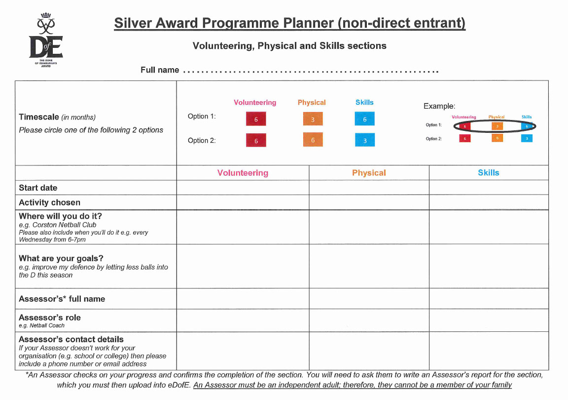 The Warriner School - Silver DofE - Year 10